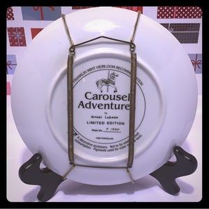 Carousel Adventures Collectible Plates | Wall Decor | Vtg Carousel ...